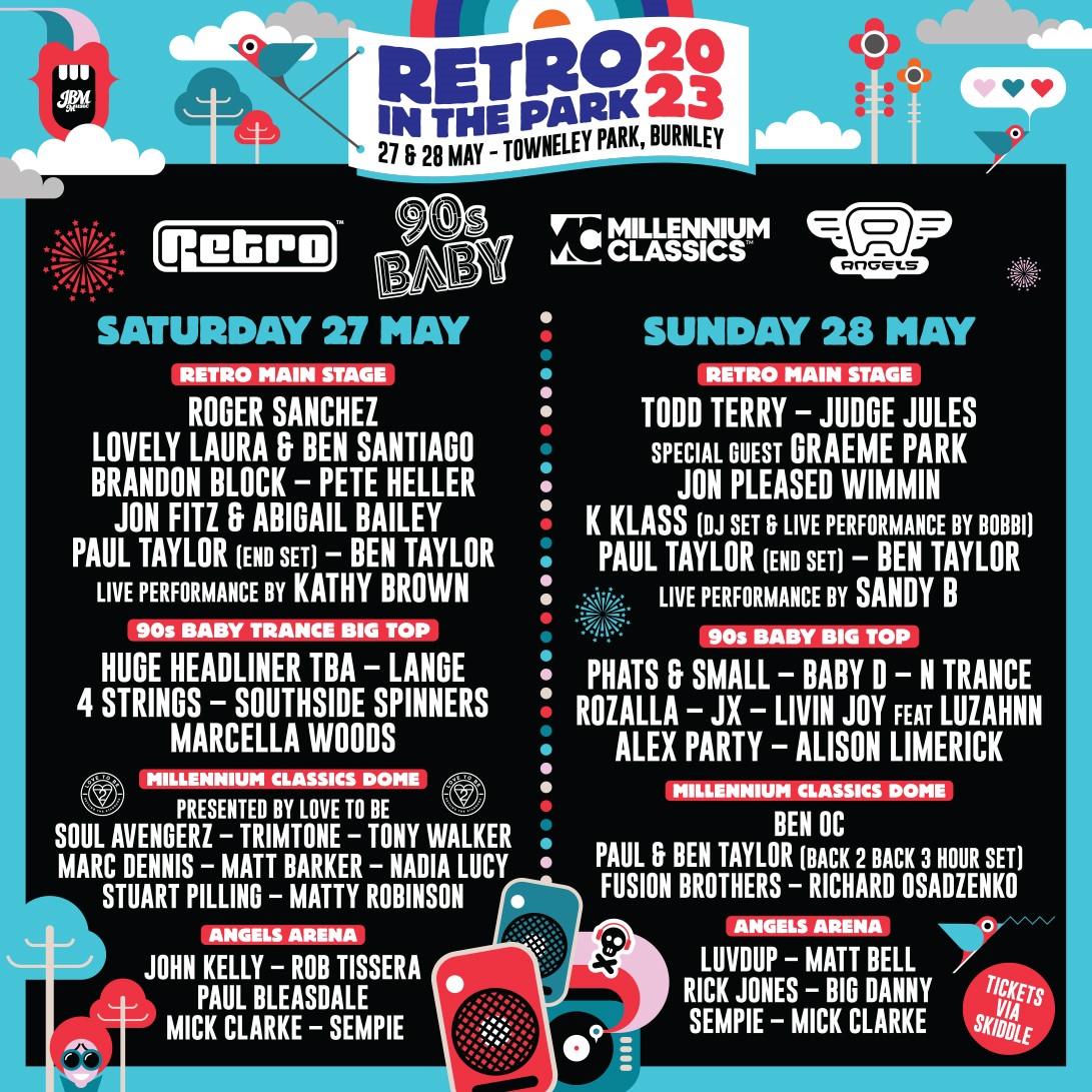 Retro In The Park Expands to Two Days - Roger Sanchez, Todd Terry ...